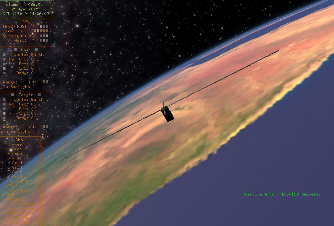 SlugSat ACS: 42 Simulation